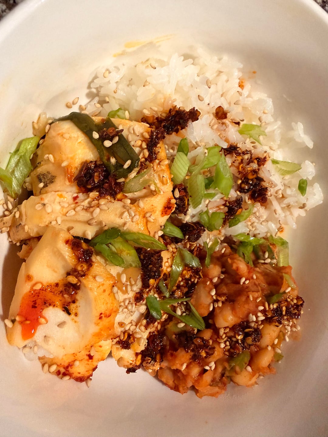 Little late, but a super lazy meal prep this week. Braised Cod, Rice ...