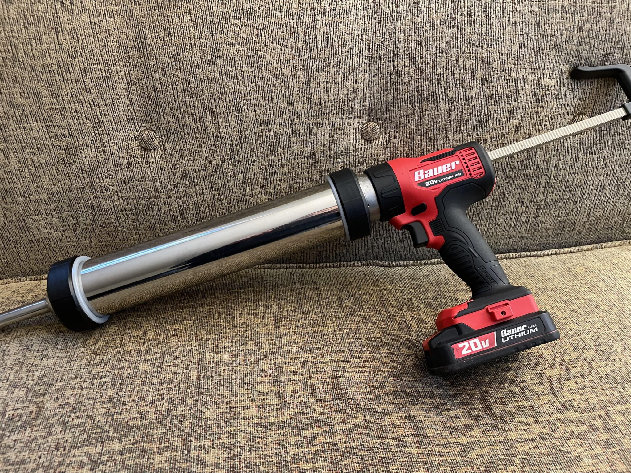 Adapted a jerky gun to a battery powered caulking gun. Works amazing ...