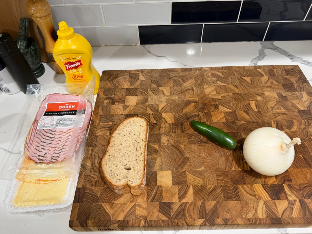 [homemade] hot ham and cheese - Dining and Cooking