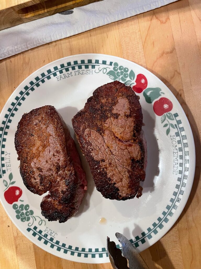 Seer sticking to pan and uneven interior - Dining and Cooking