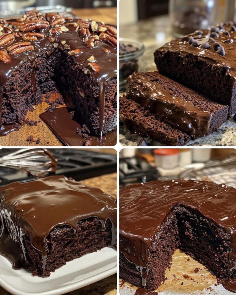 Chocolate cake with glossy chocolate ganache - Dining and Cooking