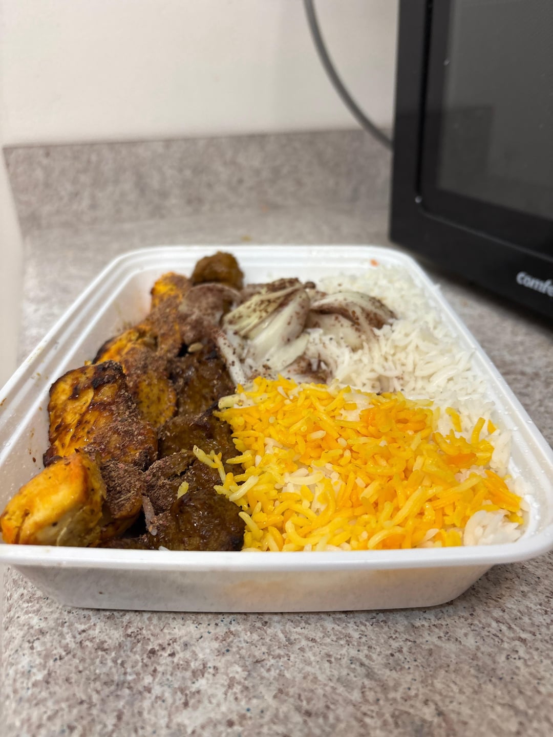 Calorie count for my favourite cheat meal vaziri kebab platter - Dining ...