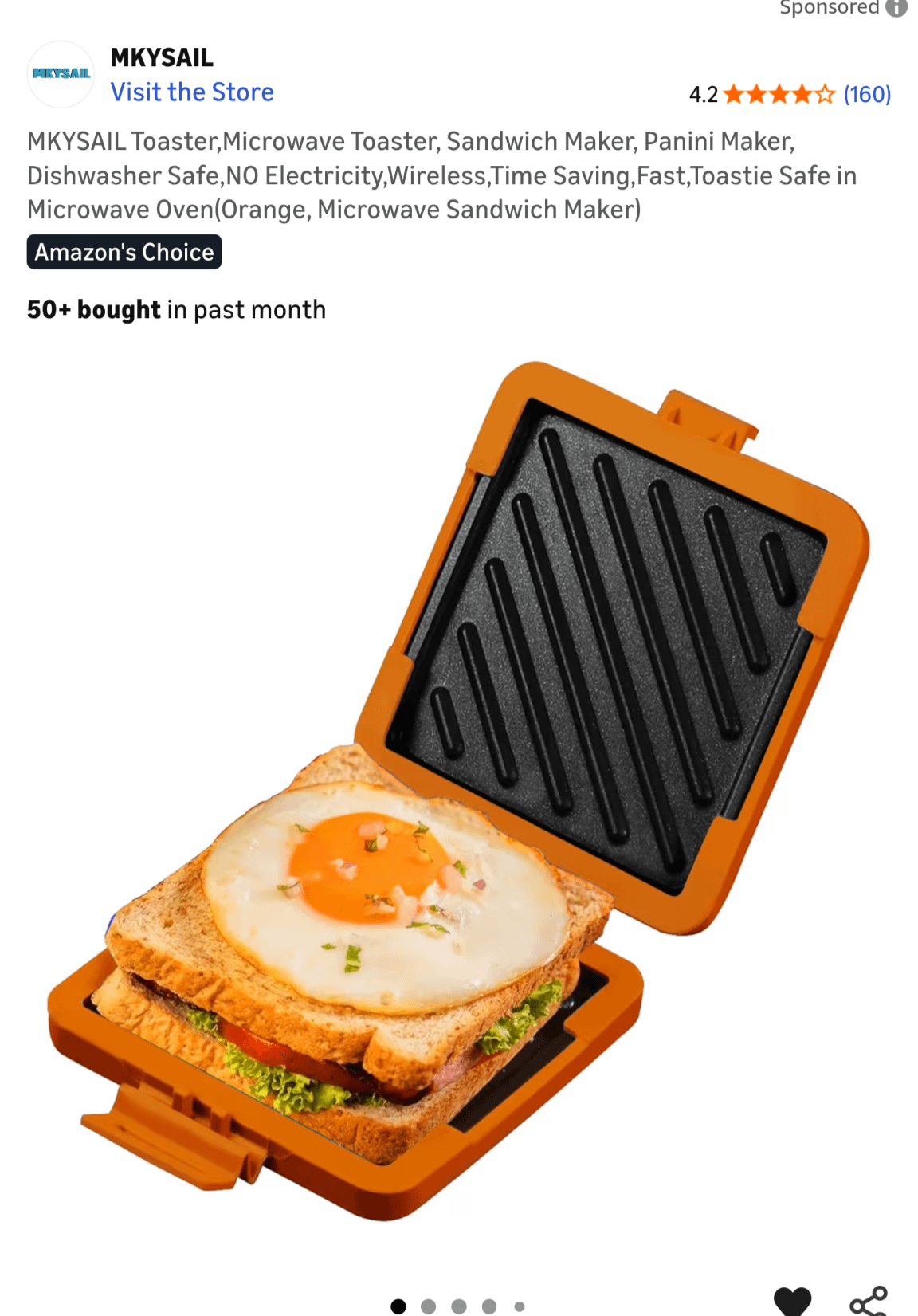 Has anyone purchased/used a microwave sandwich griller? - Dining and ...