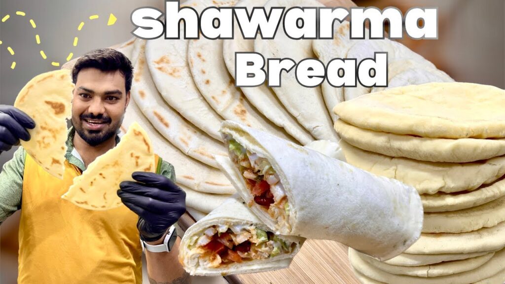 Shawarma Bread Recipe | Commercial Pita Bread Soft and Easy Shawarma ...