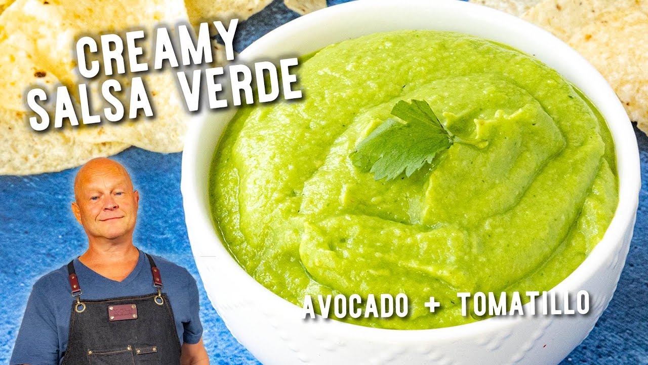 Creamy Avocado Salsa Verde Recipe - So Easy! - Dining and Cooking