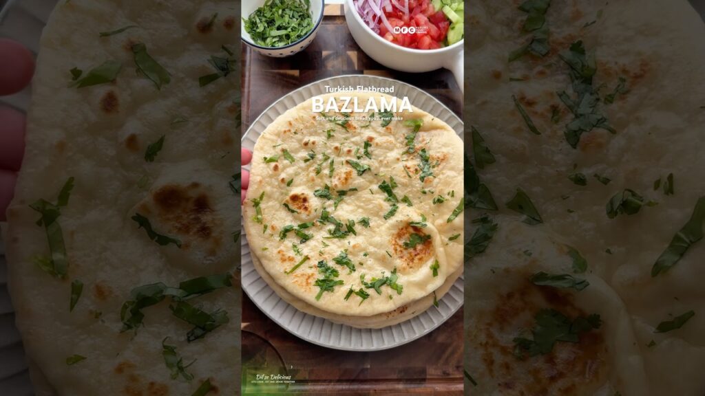 Turkish Flatbread ( Bazlama) soft & delicious bread you’ll ever make # ...