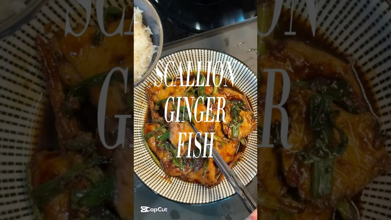 Making my Grandma's Scallion Ginger Fish (without deep frying) - Dining ...