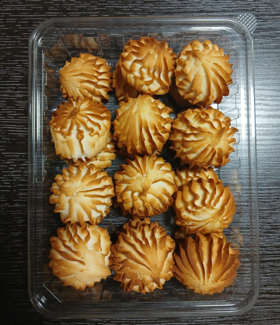 Traditional Korean cookies with a white bean filling called sangtu ...