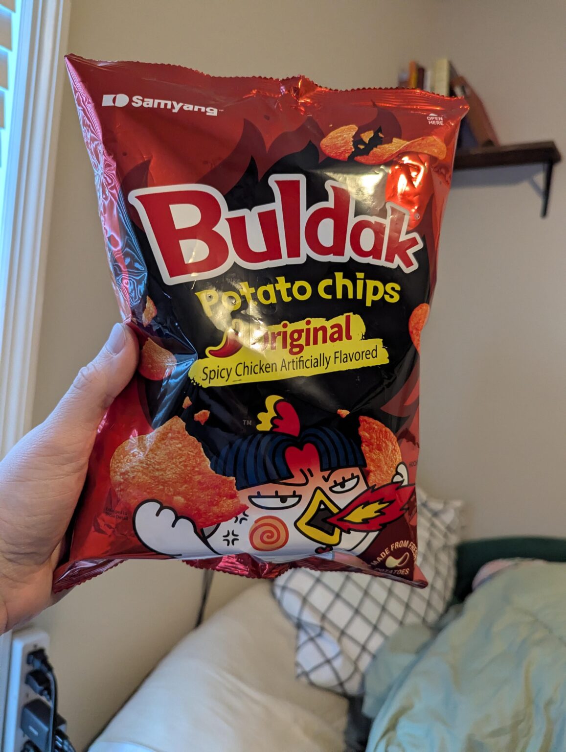 These Buldak chips are absolutely fire - Dining and Cooking