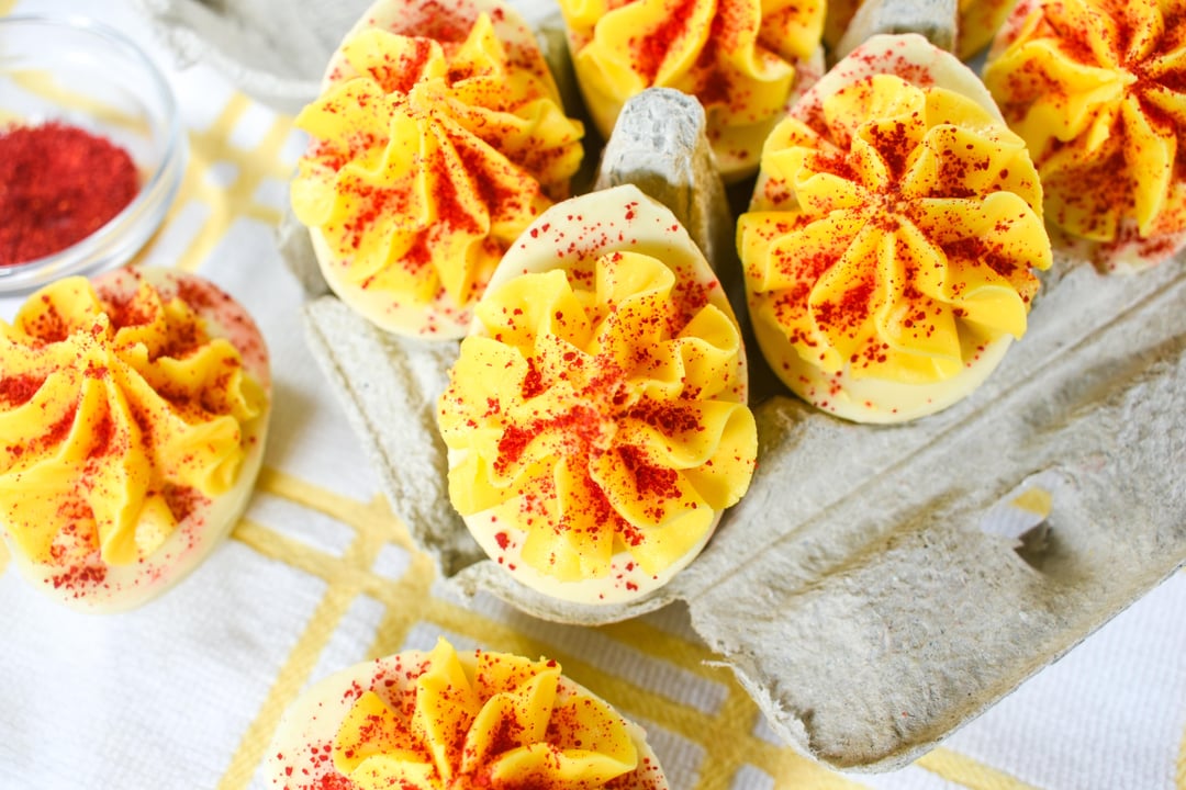 White Chocolate Deviled Eggs - Dining and Cooking