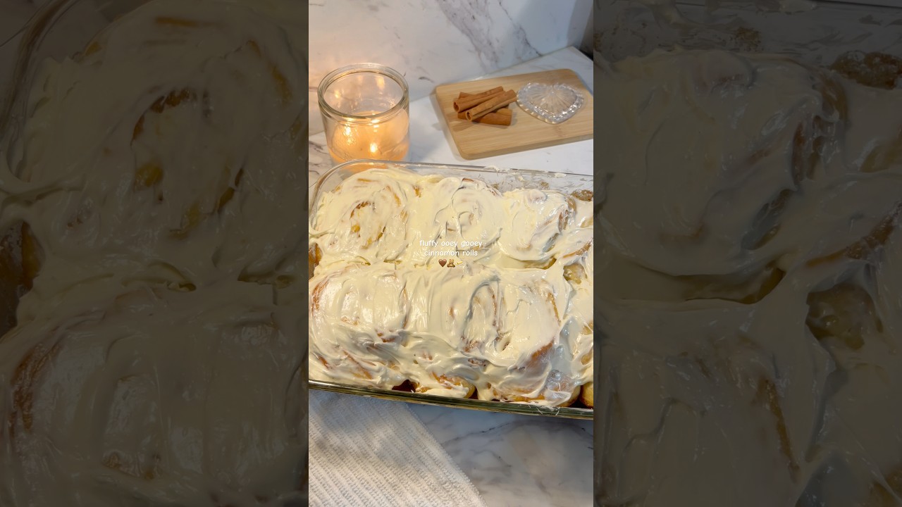 the BEST homemade cinnamon rolls! so fluffy & gooey omg #cinnamoroll # ...