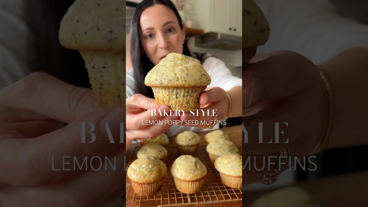 Bakery-Style Lemon Poppy Seed Muffins! - Dining and Cooking