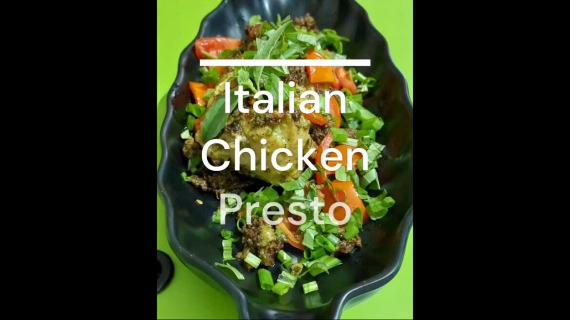 Creamy Italian Chicken Pesto | Easy Dinner Recipe | Homemade Basil ...