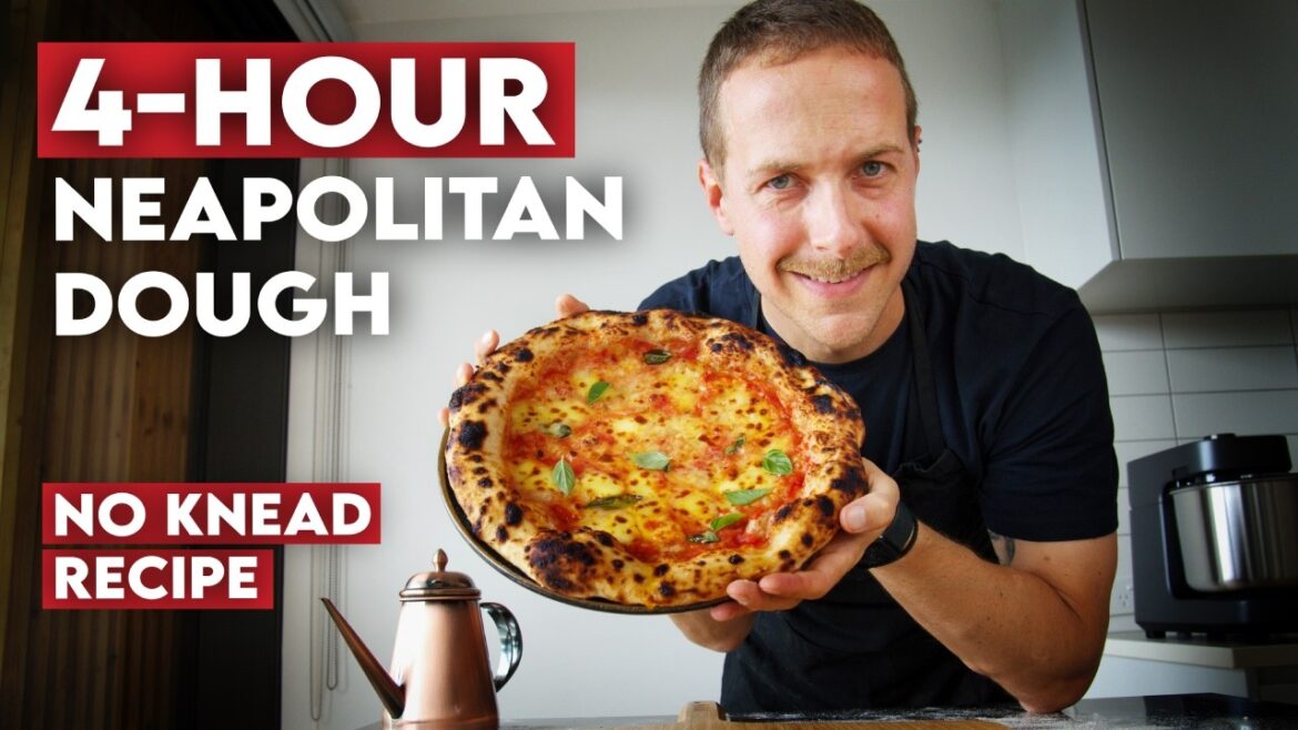 Easy Neapolitan Pizza Dough! (No Knead Recipe) - Dining and Cooking