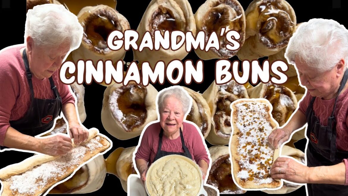 Grandma Makes Homemade Cinnamon Buns! - Dining and Cooking