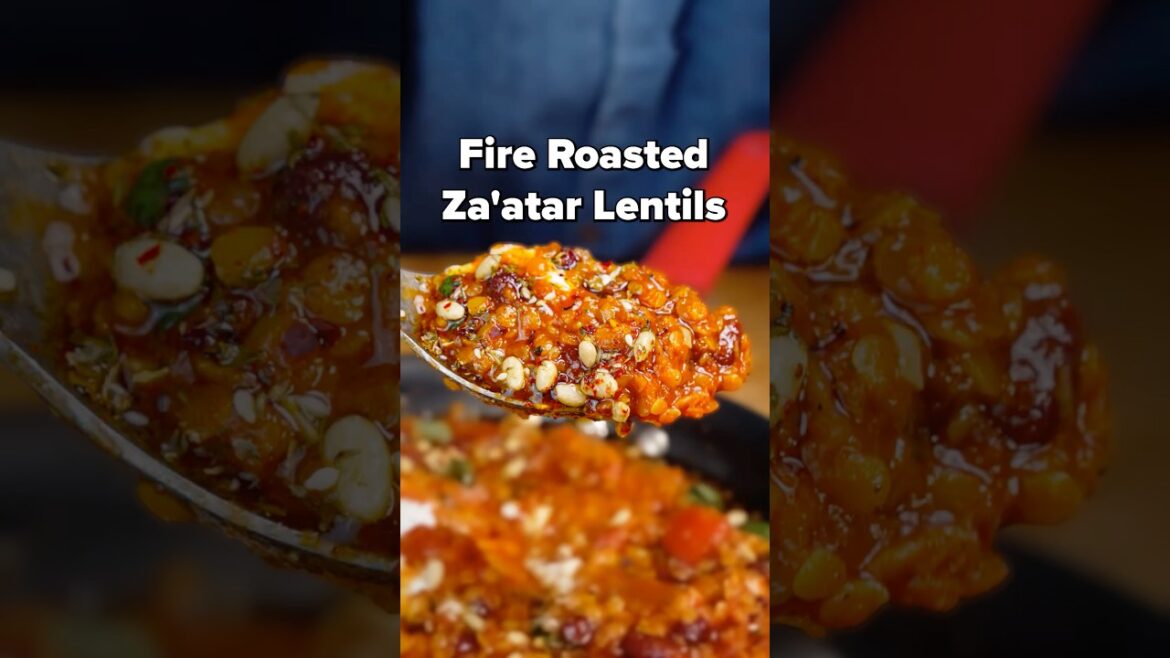 Fire roasted tomato lentils with zippy za’star pine nuts - Dining and ...