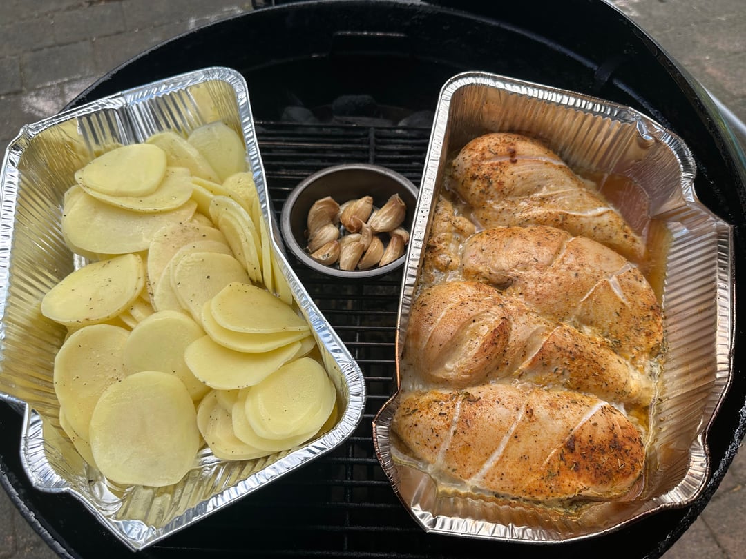 Smoked layered potato bake thing - Dining and Cooking