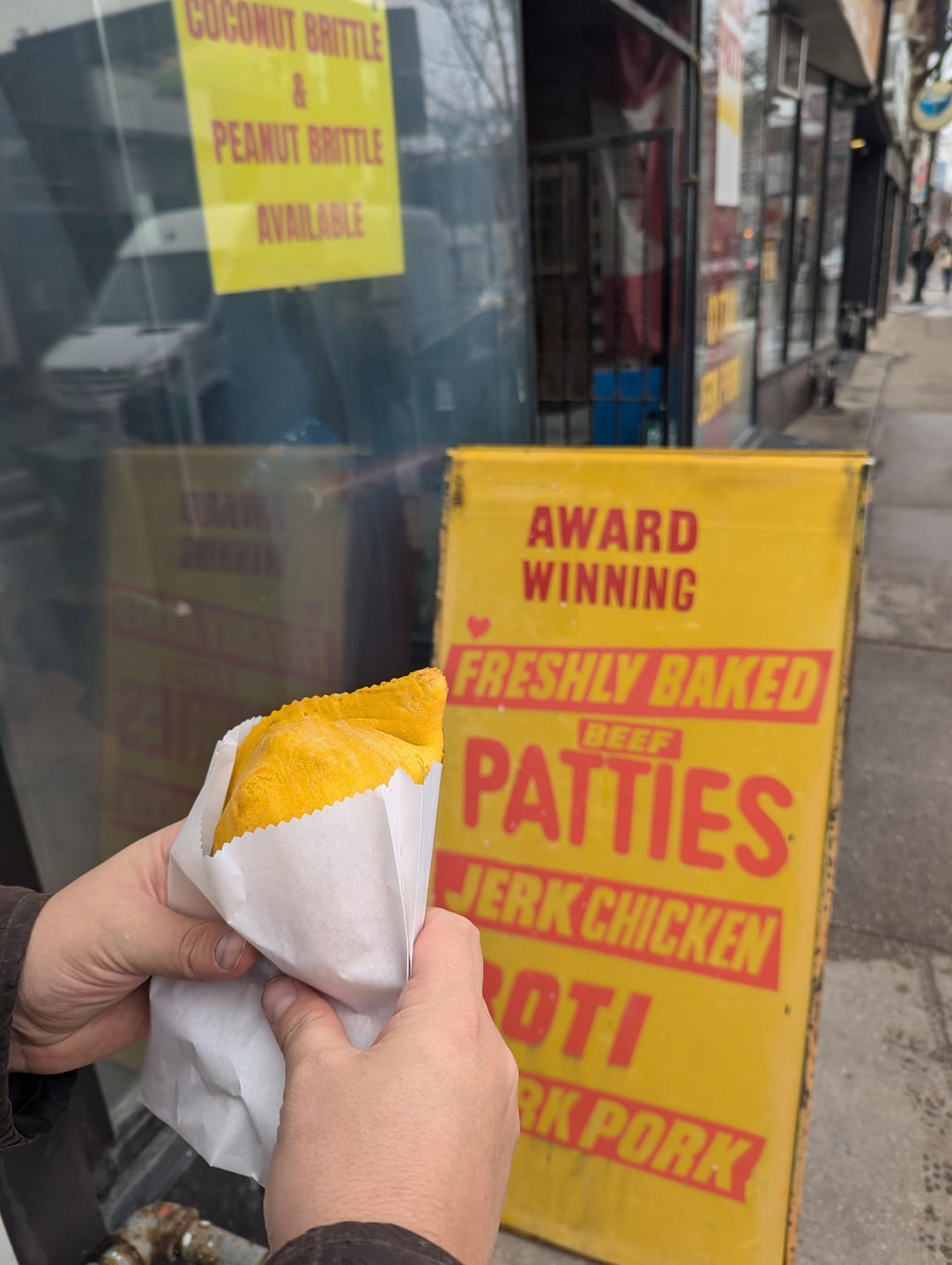 Shout out to my two fave beef patties on the West End, Caribbean Queen ...