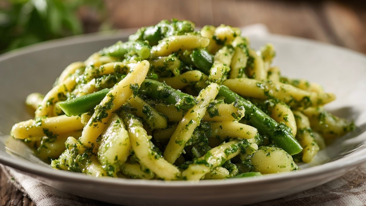 Pasta al pesto come si fa a Genova! Ricetta facile e veloce che tutti ...