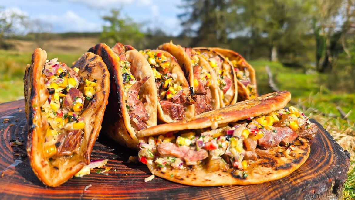 Wilderness Steak Tacos with Forest-Made Salsa - PERFECT Summer Recipe ...
