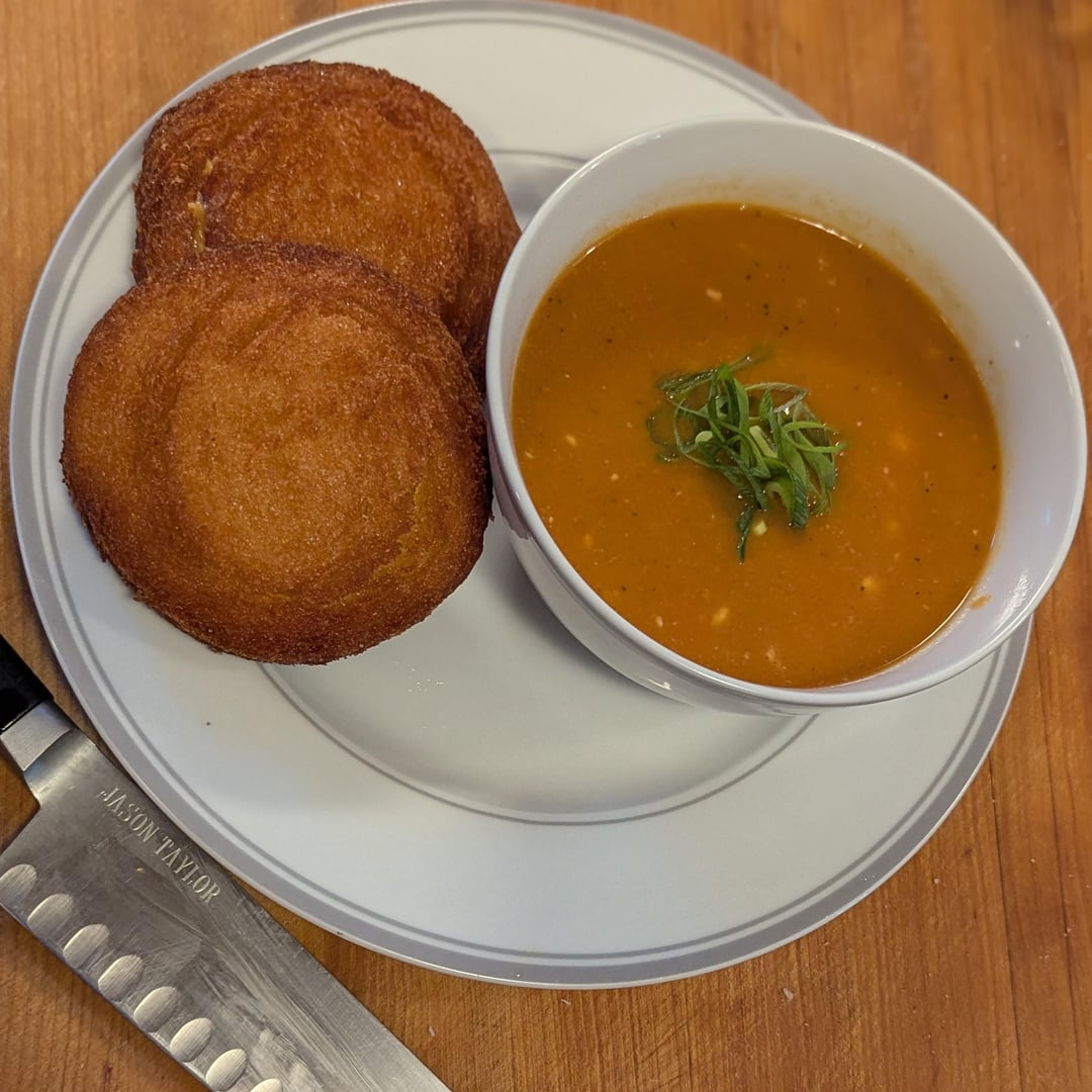 "Fancy Grilled Cheese" - Fried homemade Cheese Uncrustables (cheddar ...
