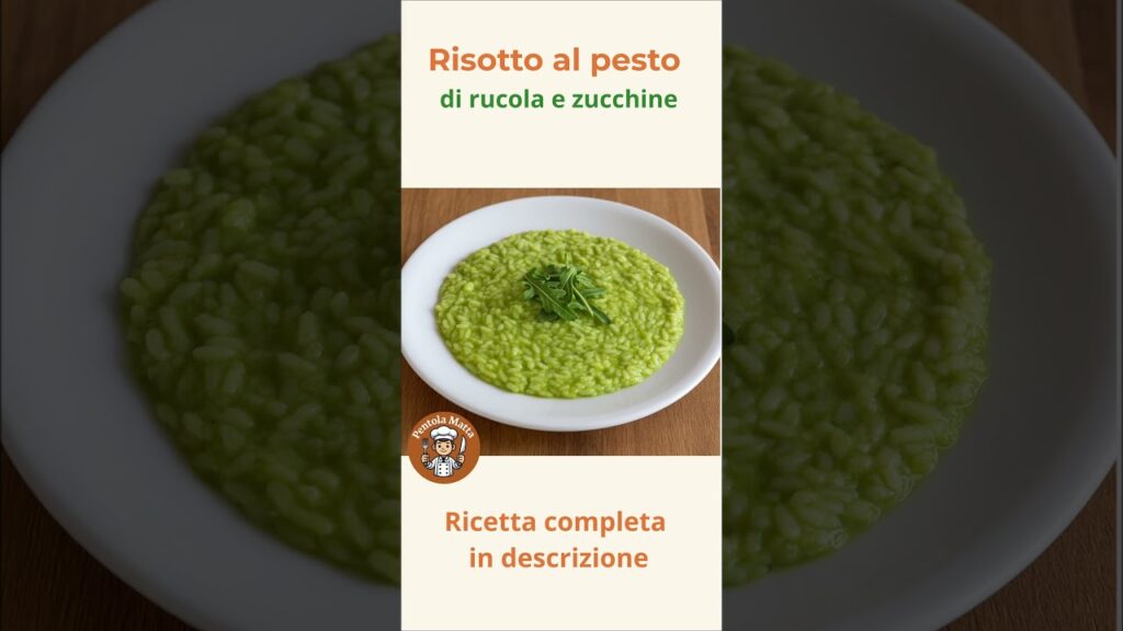 Risotto al pesto di zucchine e rucola - Dining and Cooking