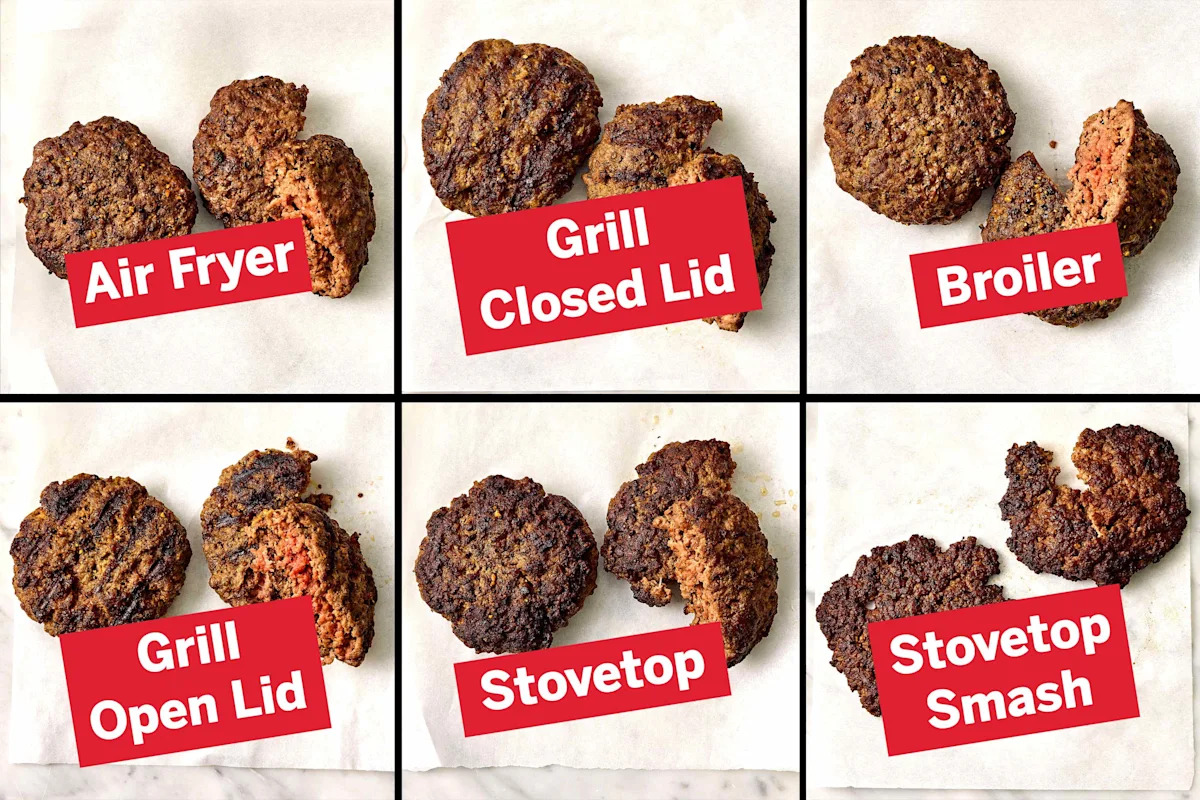 We Tested 6 Ways to Cook Burgers — Here’s the Best Method for Juicy ...