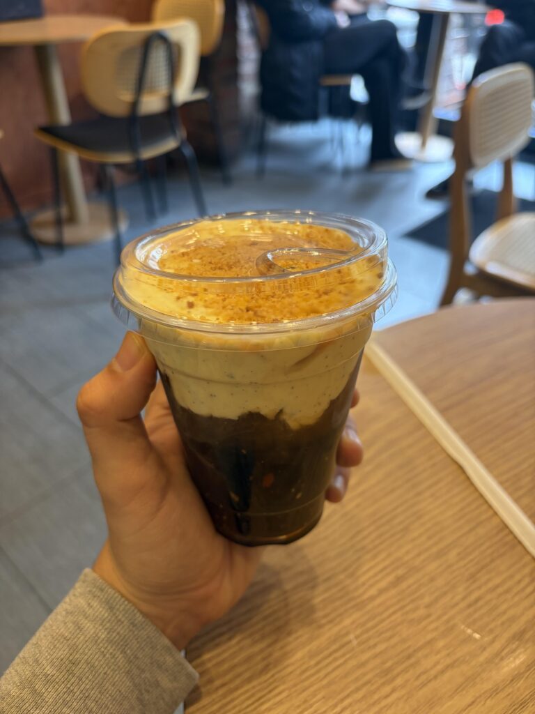 Cardamom Cold Brew with Gulab Jamun Cold Foam from Nishaan on 1st Ave ...
