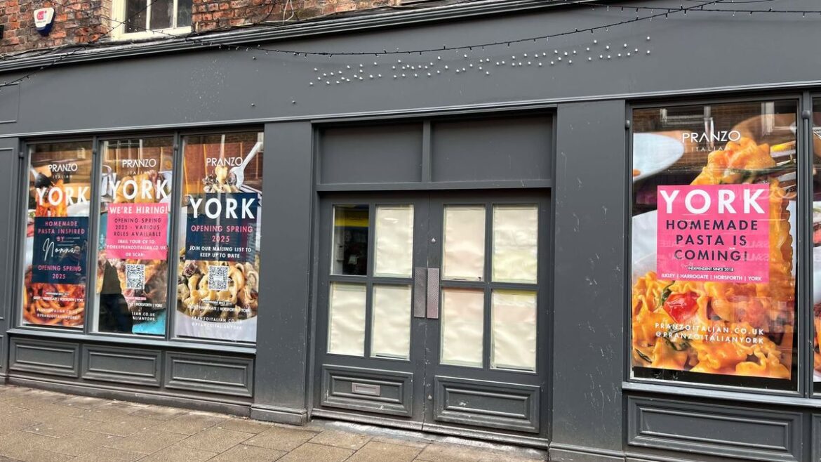 Exciting new Italian restaurant to open in York city centre - Dining ...