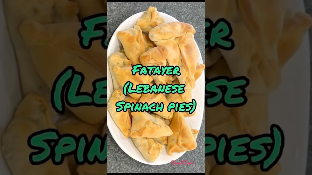 Homemade Fatayer! (Lebanese Spinach Pies) - Dining and Cooking