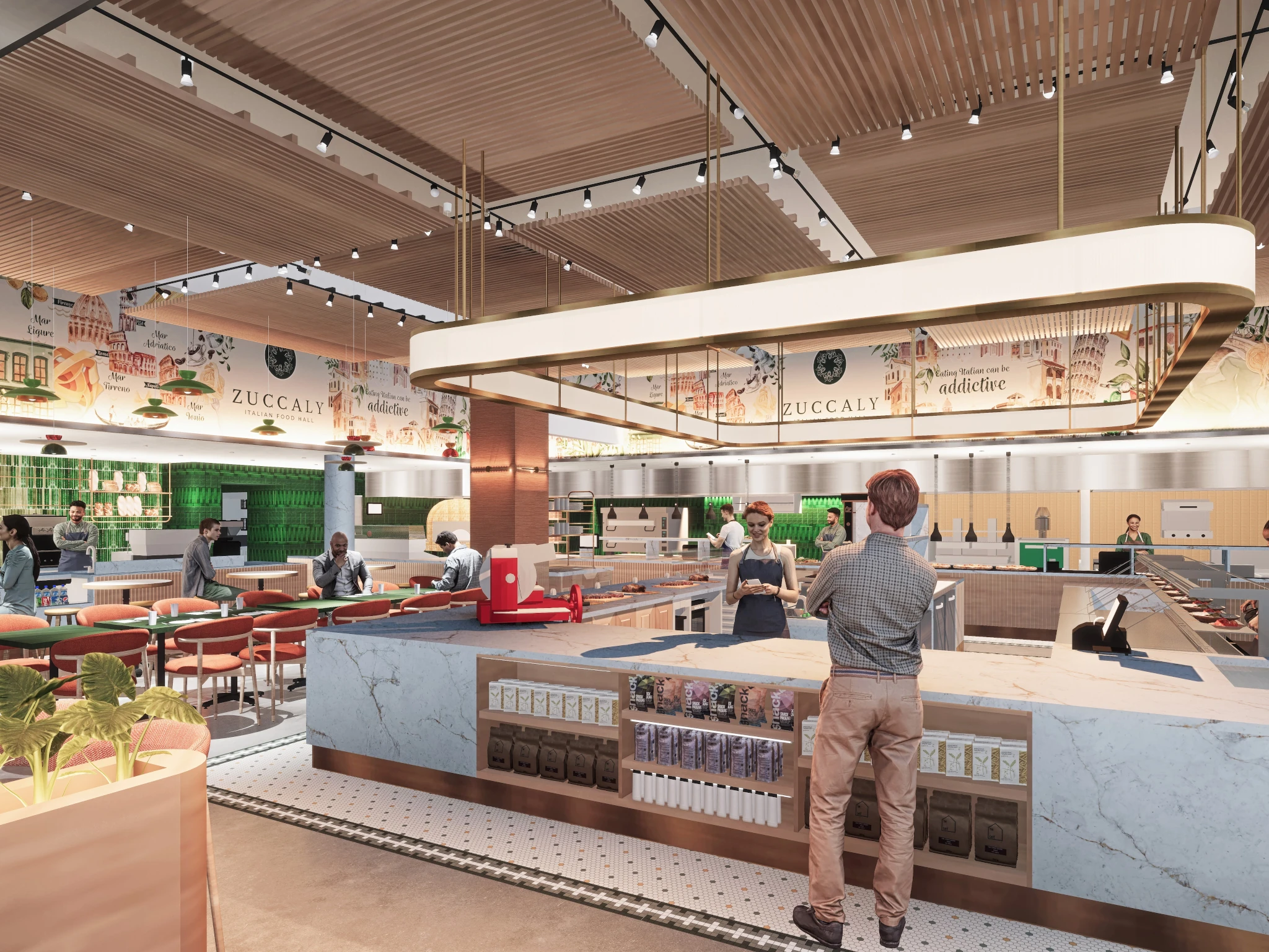 Zuccaly is a New Italian Food Hall Opening in Coral Gables This Summer ...